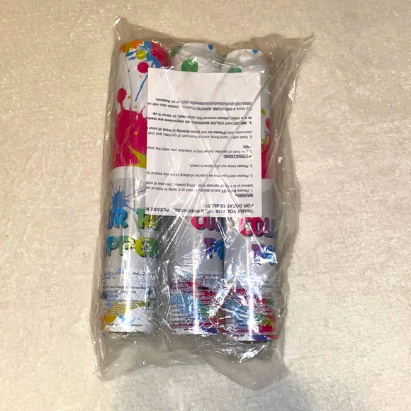 Other | Gender Reveal Color Blue Popper Set Of 3 | Poshmark